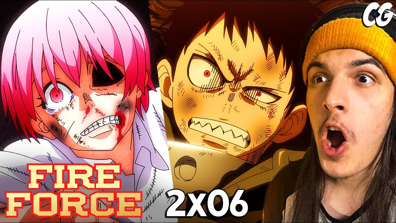 INCA TRAIU O SHINRA!!! - React Fire Force EP 6 Temporada 2 - YouTube
