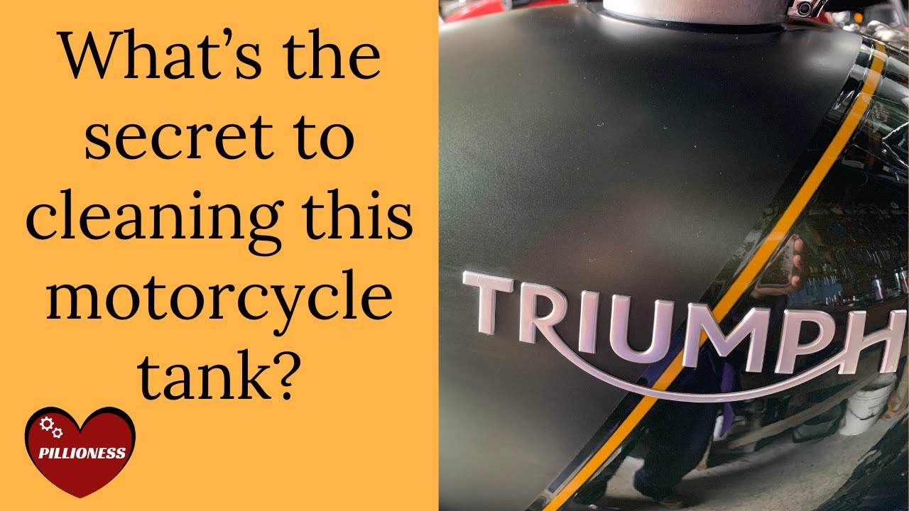 How to Clean a Motorcycle Gas Tank That’s Not Shiny! 🏍️ 🫧 🧽 - YouTube