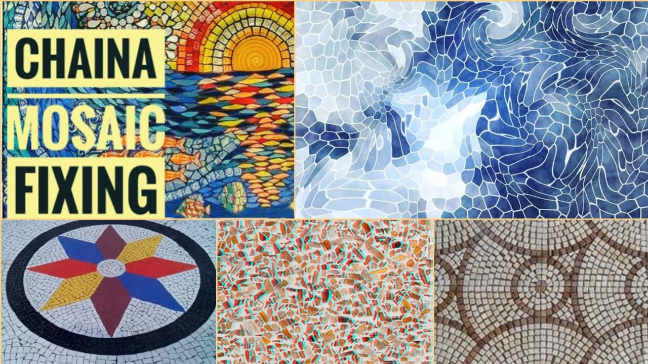 Chaina mosaic tiling on terrace , mosaic waterproof - YouTube