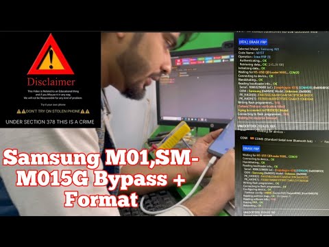 Samsung M01,SM-M015G Format + Frp bypass - unlock tool by Alpha_Fixer ...