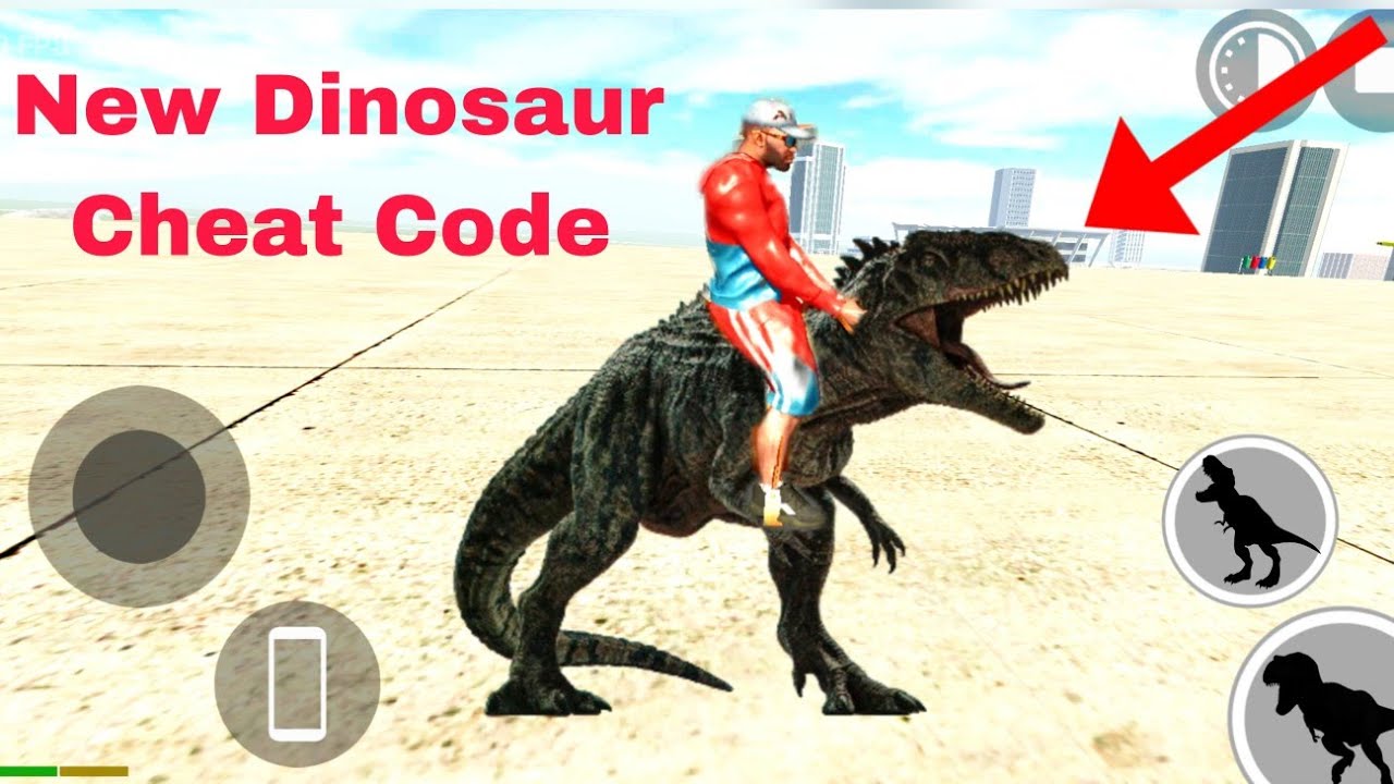 Dinosaur Cheat Code😮 | New Update in Indian Bike Driving 3D | - YouTube