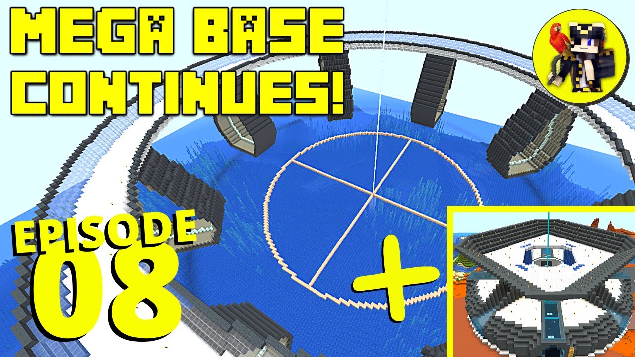 Minecraft MEGA BASE Continues! Episode 8 - YouTube