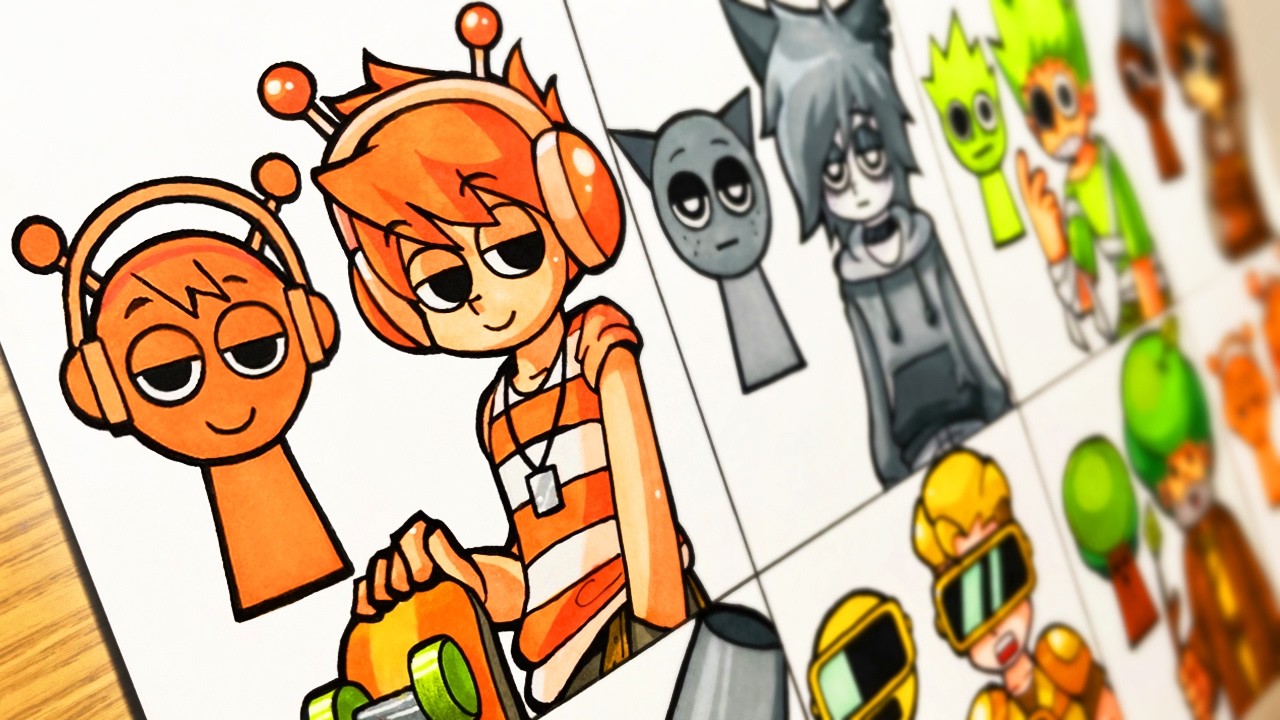 Drawing Sprunki but Human : CUTE Sprunki Incredibox -Sprunki Mix : fun ...