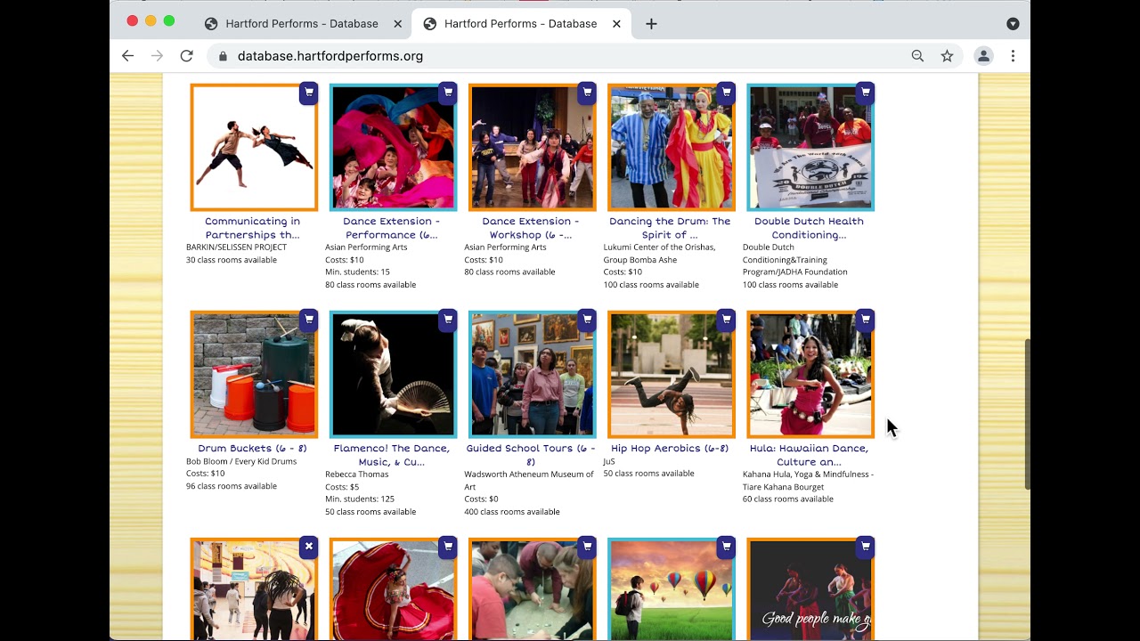 Arts PE Specials Program Selection Tutorial - YouTube