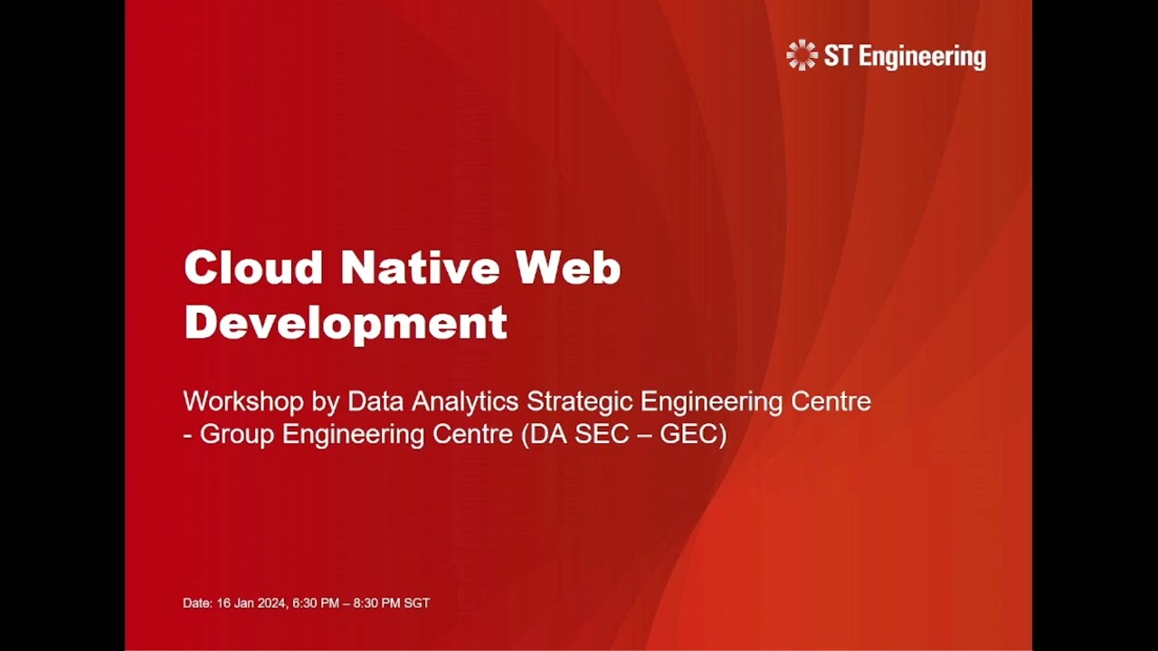 Hack&Roll 2024: Native Cloud Web Development - YouTube