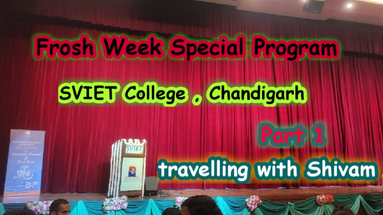 Frosh Week Program 2022 | SVIET College Program |Fresher Program | Part ...
