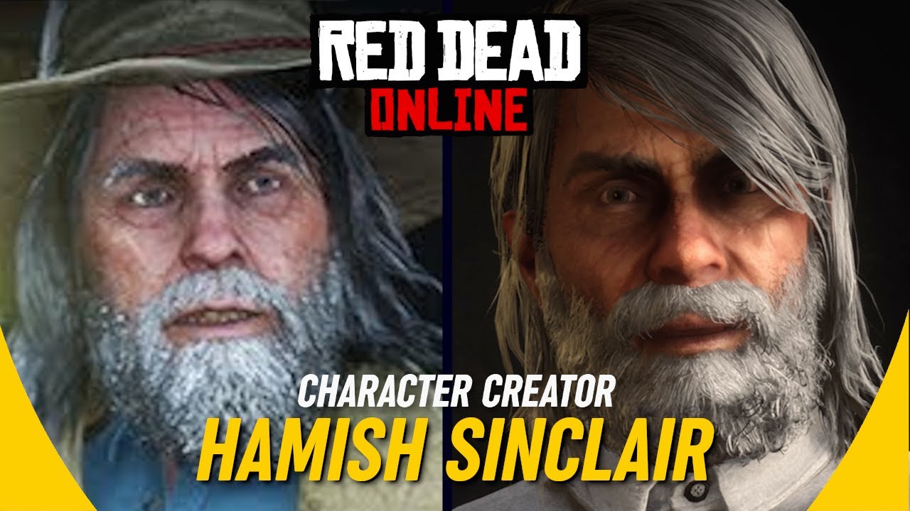 HAMISH SINCLAIR: Character Creator (The Veteran) RDR2 - YouTube