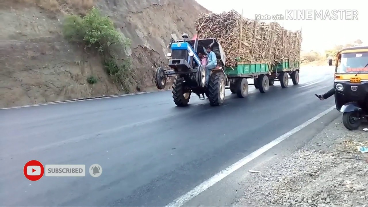 New Holland,3630 super turbo sugar cane load😮🚜 - YouTube