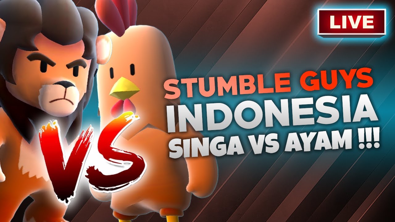 SINGA vs AYAM !!! - Stumble Guys Indonesia【 Vtuber Indonesia 】 - YouTube