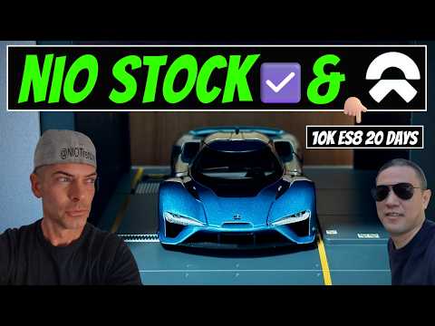 NIO Stock ✅ & 10k ES8 in 20 days 🔥 #nio #niostock #future