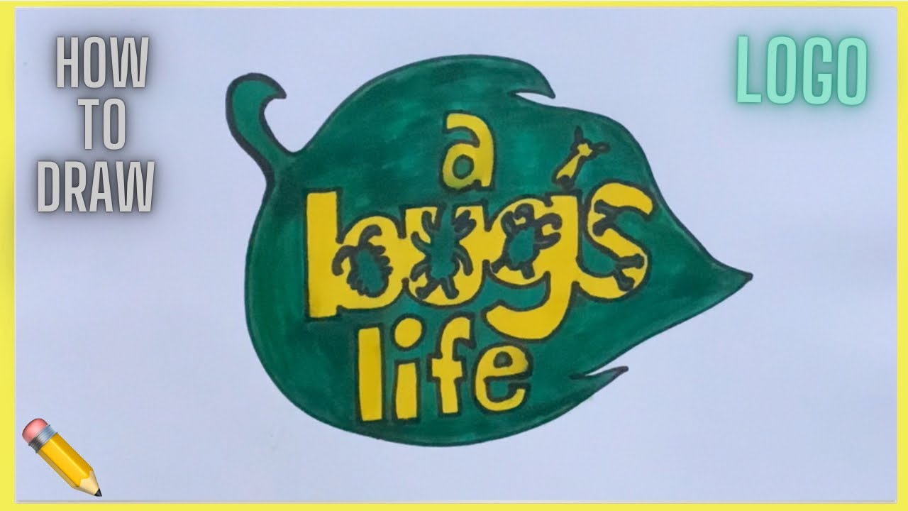 How to draw A Bug’s Life logo ️ - YouTube