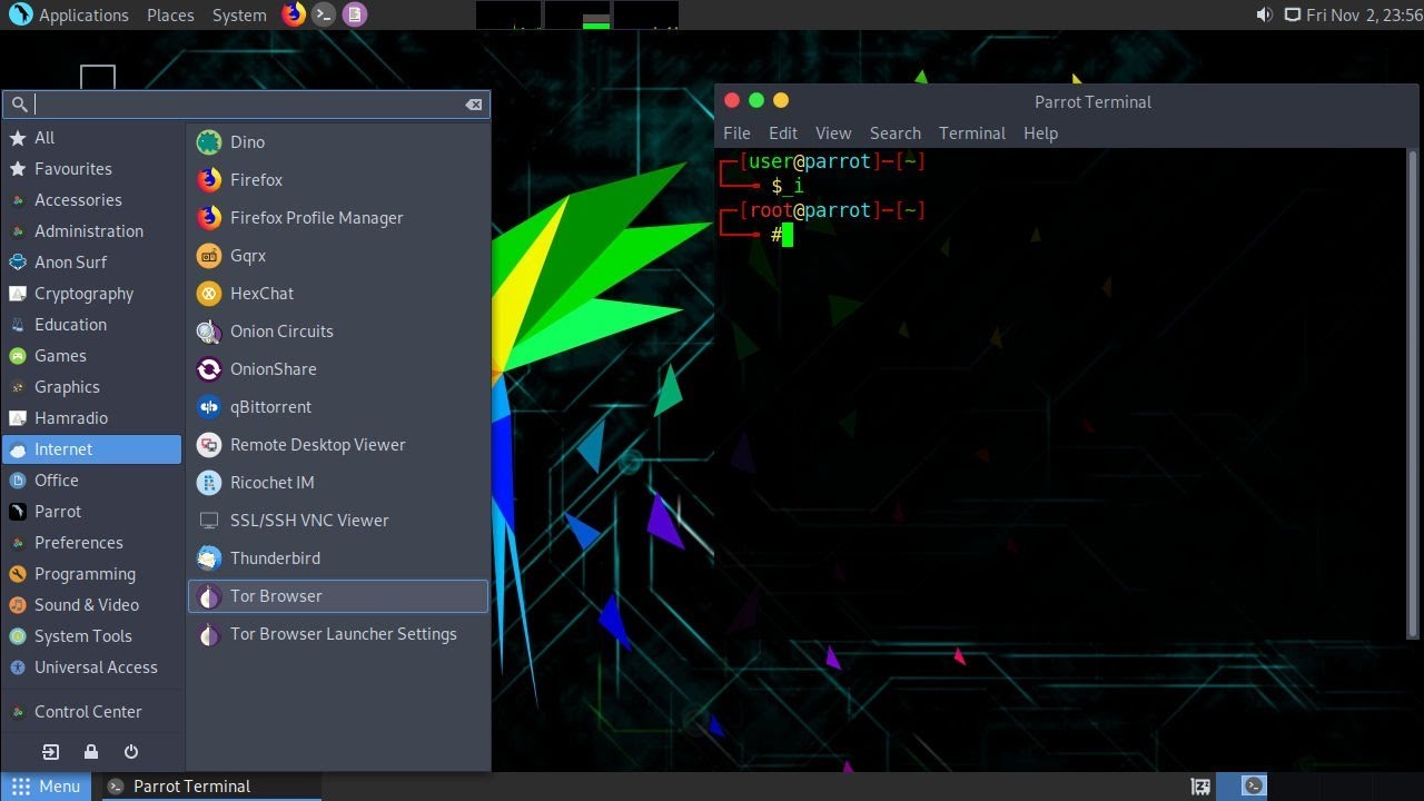 Parrot security os tools - litocompanion