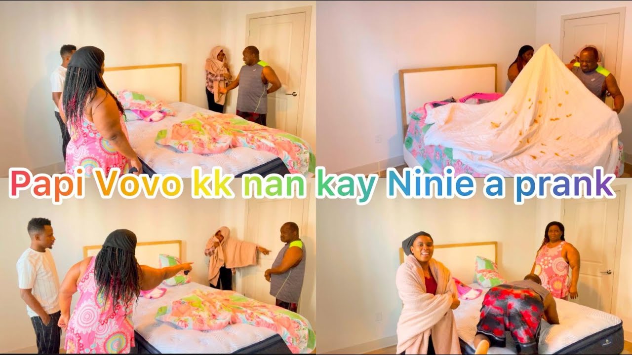 Papi Vovo KK nan kay Ninie an [ Prank sou Ninie ] - YouTube