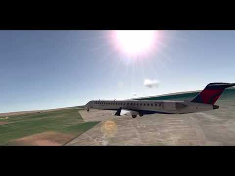 Delta connection landing part 3 - YouTube