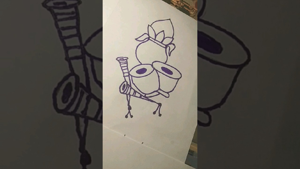 instrumental drawing #shots #easydrawing #shortsfeed #art - YouTube