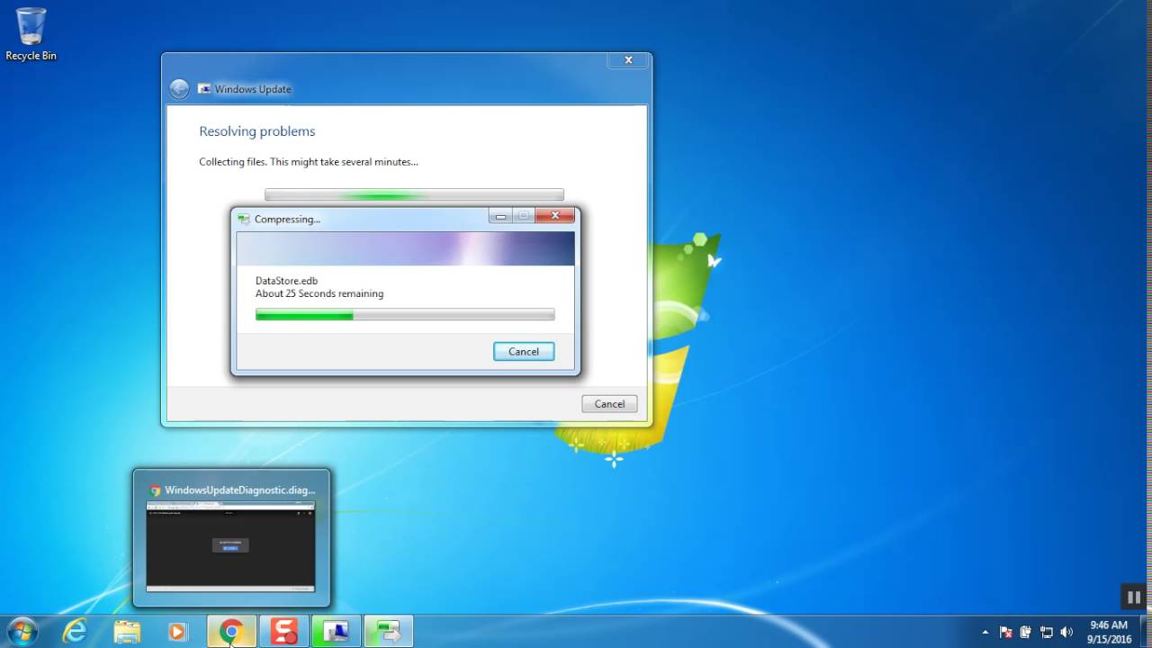 Windows 7 Update Issue Fix (Including Links) - YouTube