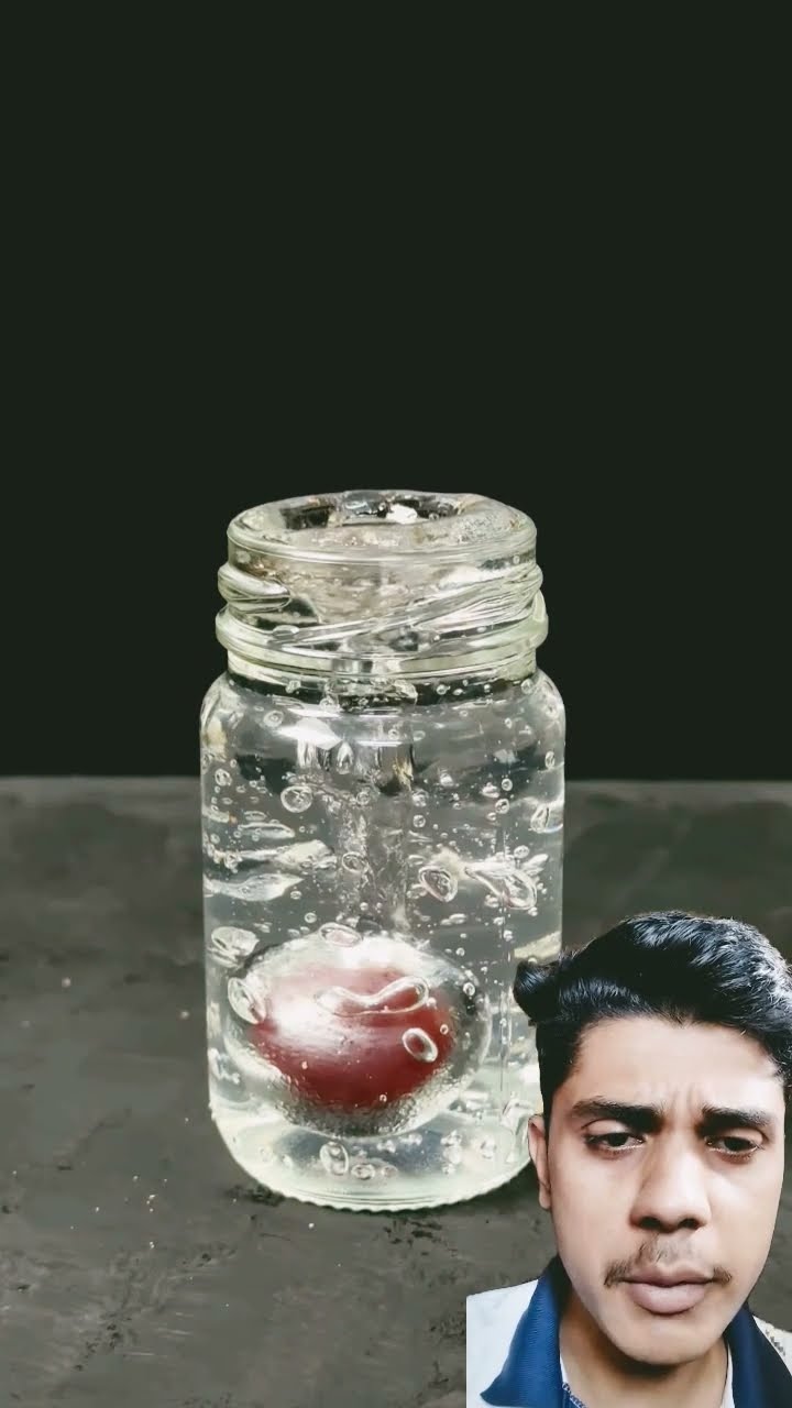 Heated iron ball vs Aloevera Gel #experiment #satisfying #science # ...