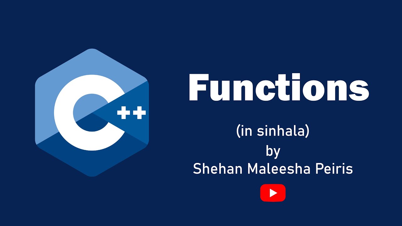 C++ Functions 2 - using in real world project - YouTube
