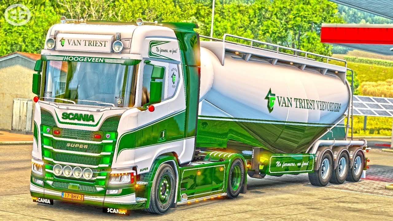 Scania S Van Triest ETS2 (Euro Truck Simulator 2) - YouTube