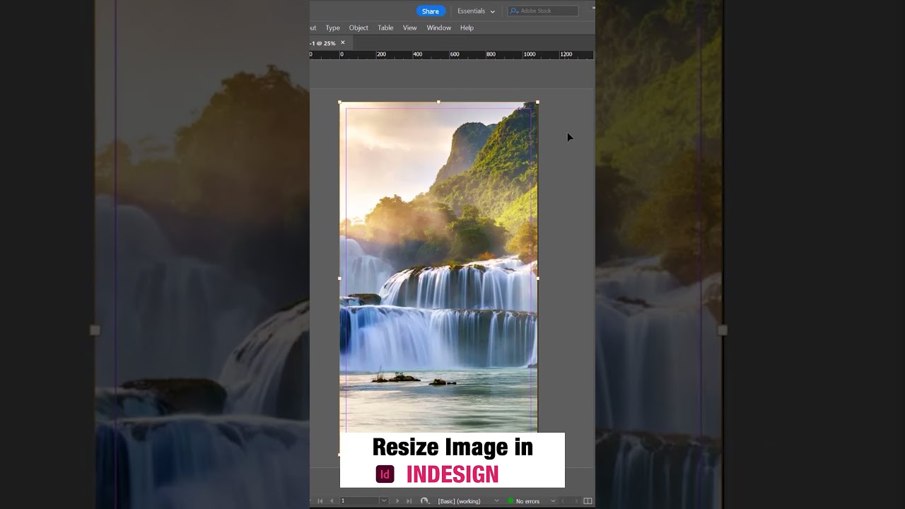 Resize Image In Indesign shorts YouTube Resize Image In Indesign shorts YouTube