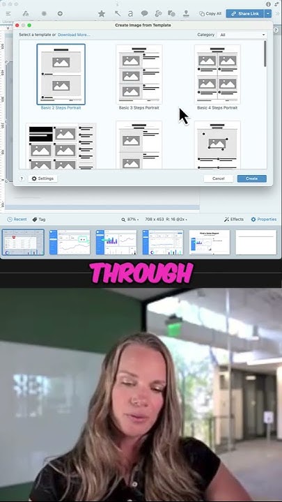 Easily create an image from a template! 🤩 - YouTube