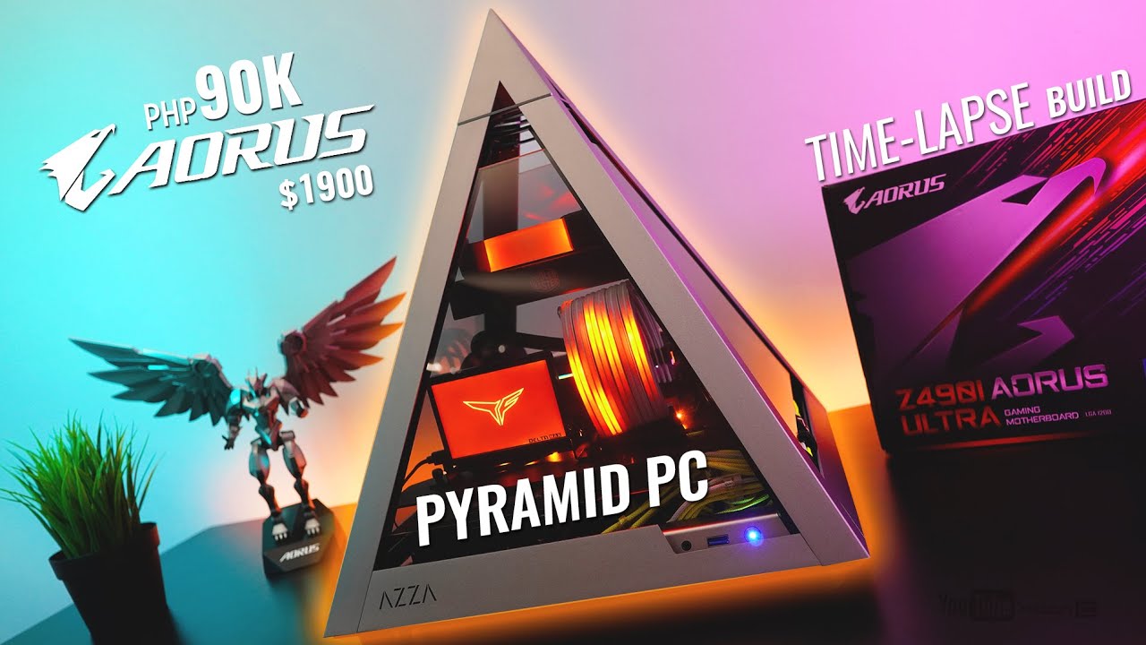 ($1900) Php 90K Aorus PYRAMID mini PC Time-Lapse Build feat. Z490i ...