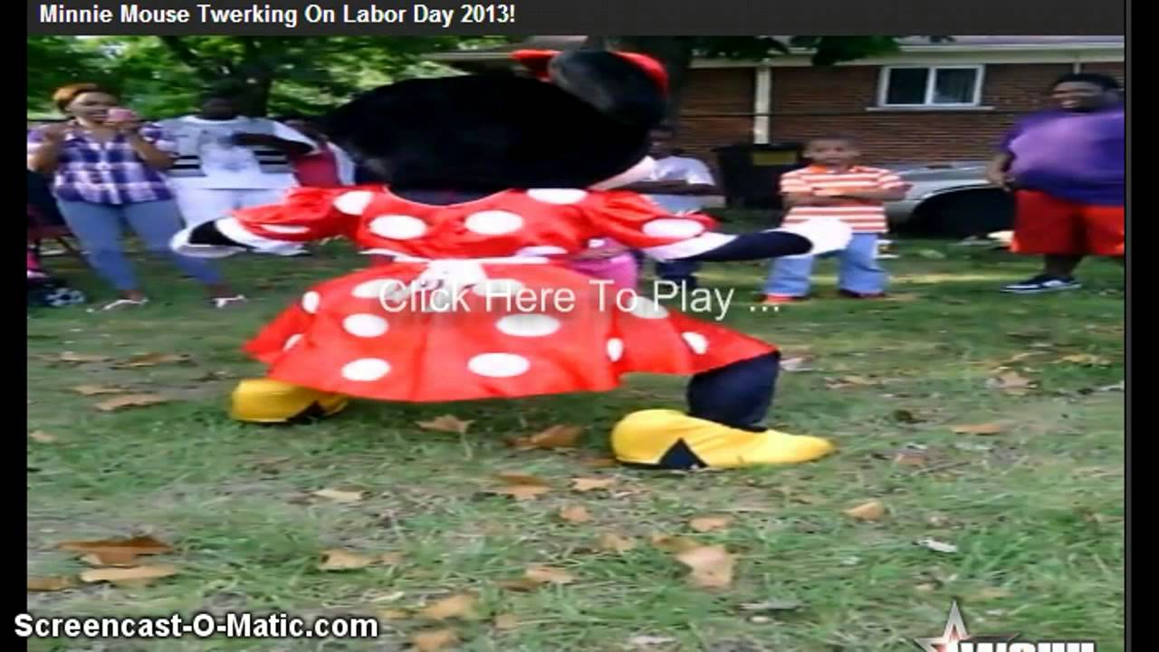 Minnie Mouse Twerking On Labor Day 2013 Youtube