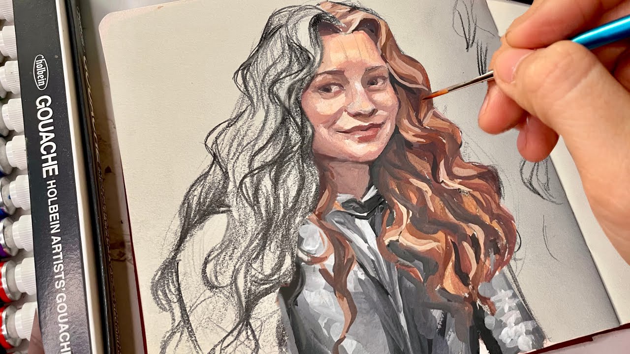 Paint with me | why I love gouache - YouTube