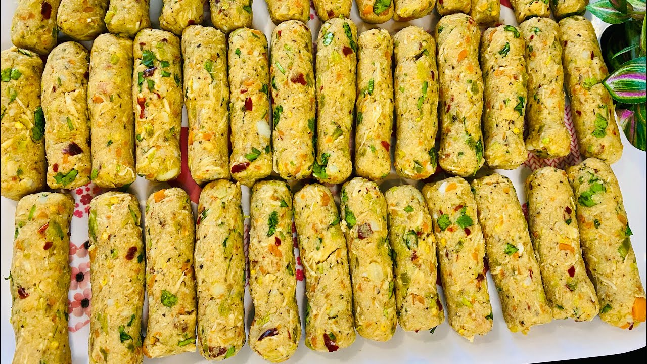 Thode Se Chicken Se 45 Se 50 Roll Bana Kar Freeze Kar Lijiye | Special ...