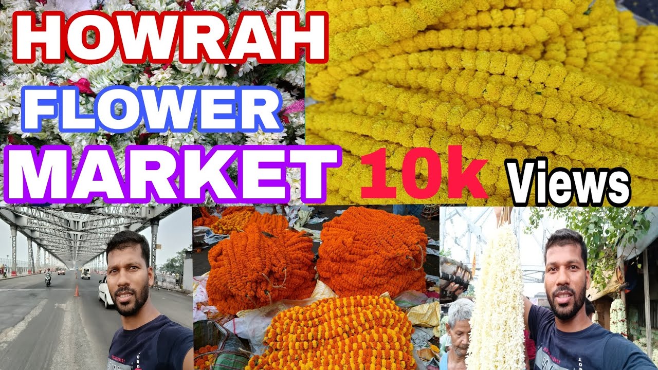 Biggest Flower Market in Asia | Howrah Mallick Ghat | #prosenjit ghosh ...