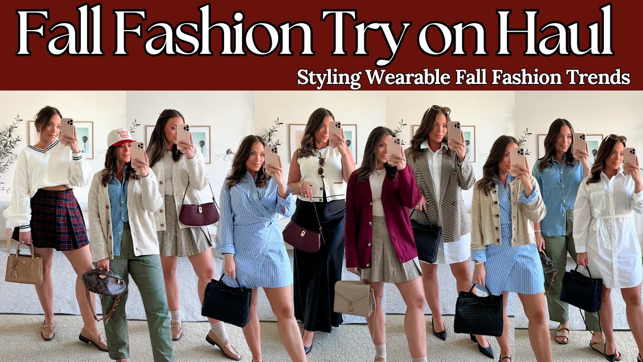 Fall Fashion Try on Haul | Wearable Fall Fashion Trends | Mango ...