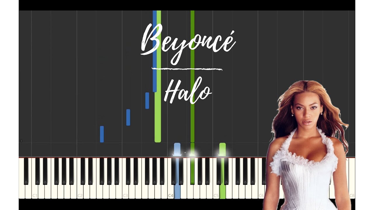 Beyoncé - Halo [Piano Cover Synthesia Tutorial] - YouTube