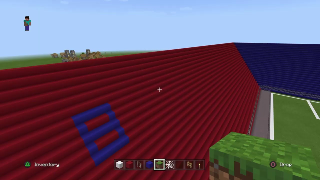 Minecraft WaveCreators server part#4[The unfinished Barcelona's stadium ...