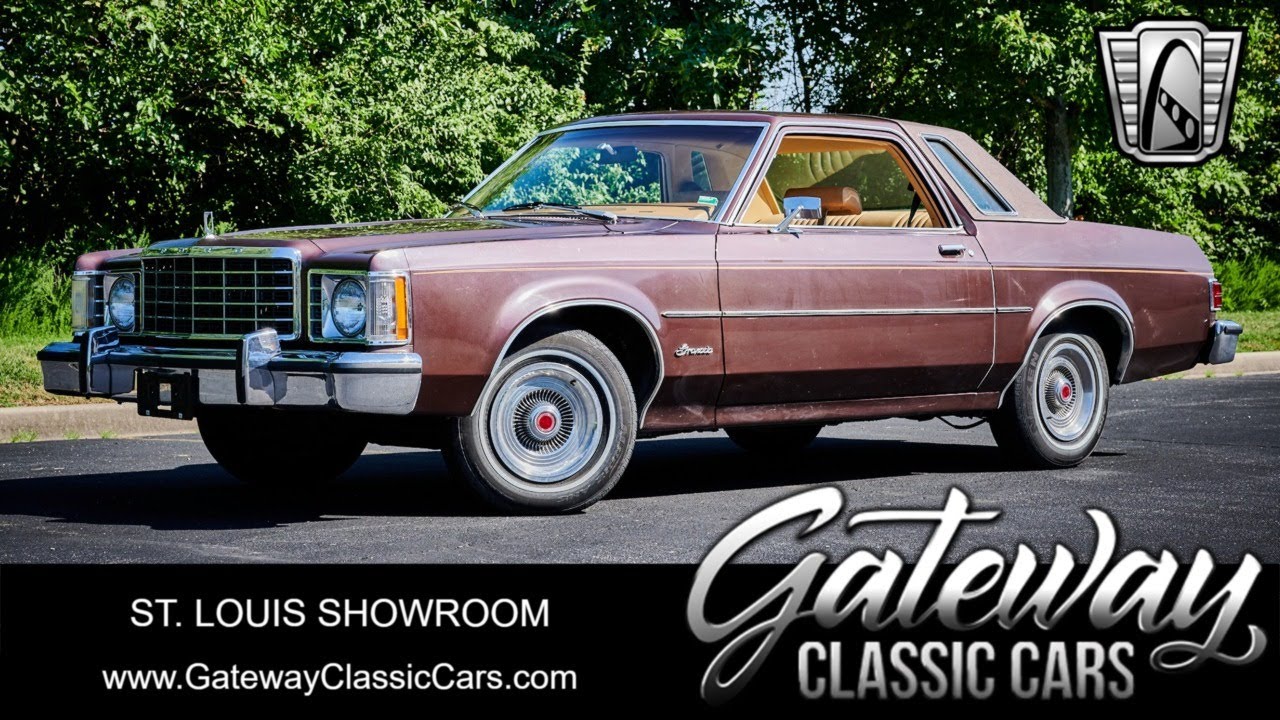 1977 Ford Granada Ghia Coupe Gateway Classic Cars St. Louis #9124 - YouTube
