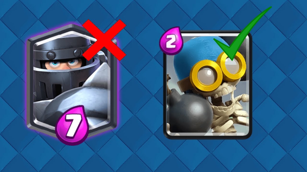 Winning a game of Clash Royale with only 2 elixir cards! - YouTube
