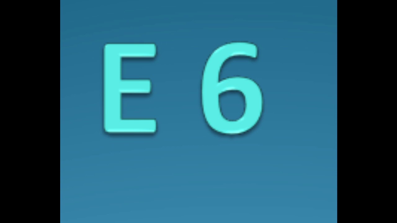E6 piano key sound - YouTube