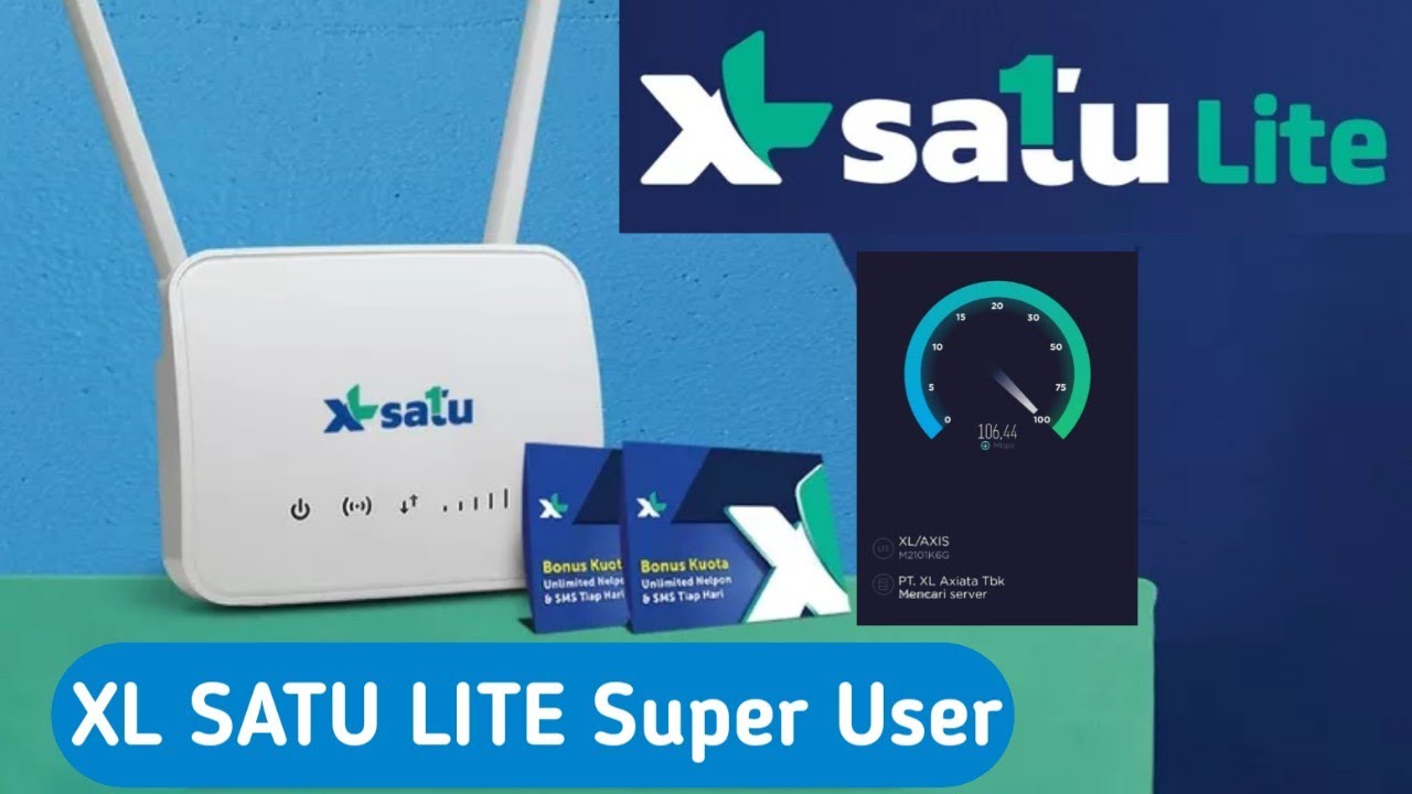XL SATU LITE Super User | Internet Rumah Unlimited+Kuota 200GB - YouTube