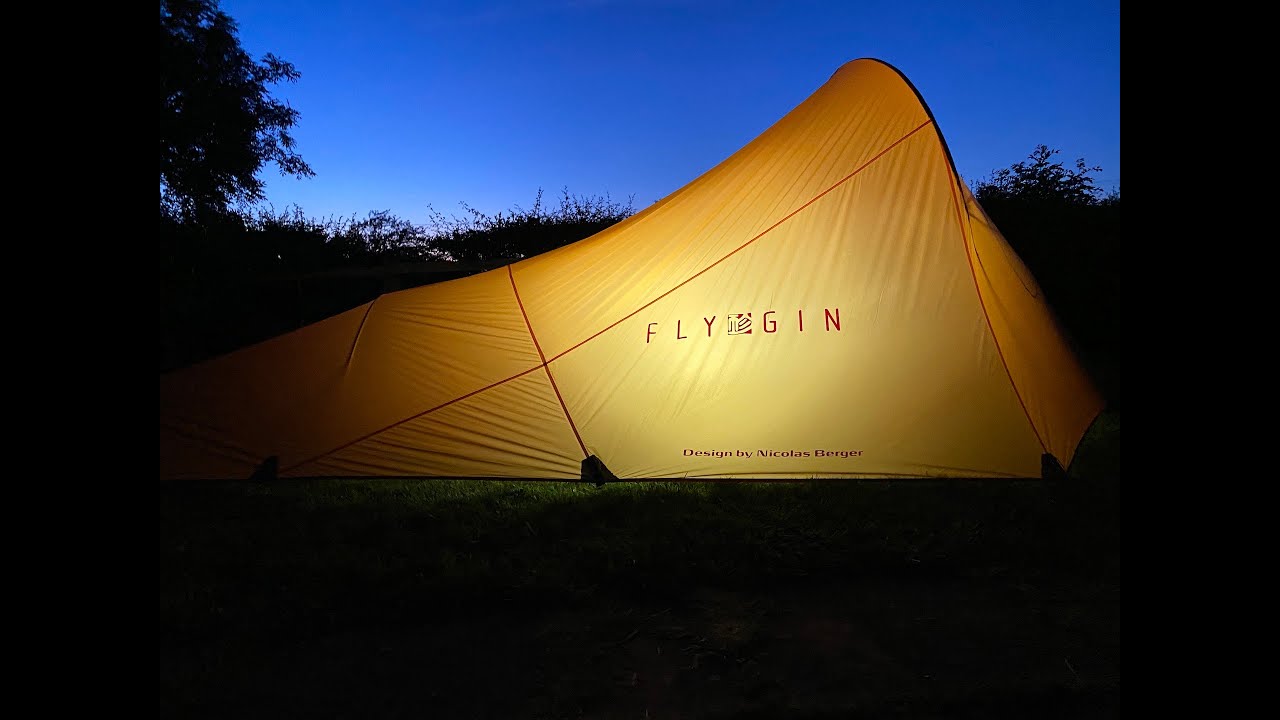 Gin Paramotor Tent First Review - YouTube