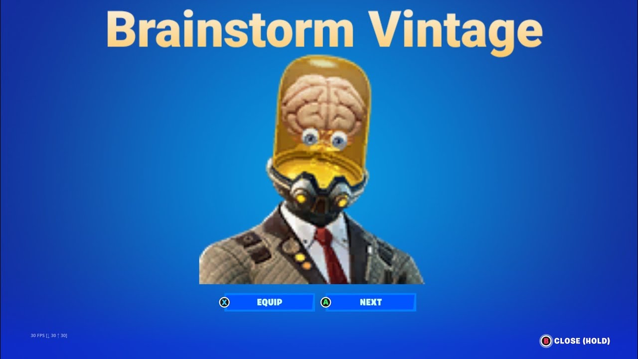 Brainstorm(Vintage) Skin Combo | Fortnite - YouTube