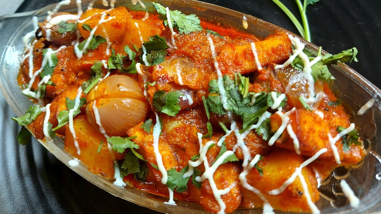 जैपुरी आलू प्याज़ पनीर की सब्जी | jaipuri aloo pyaz paneer ki sabji ...