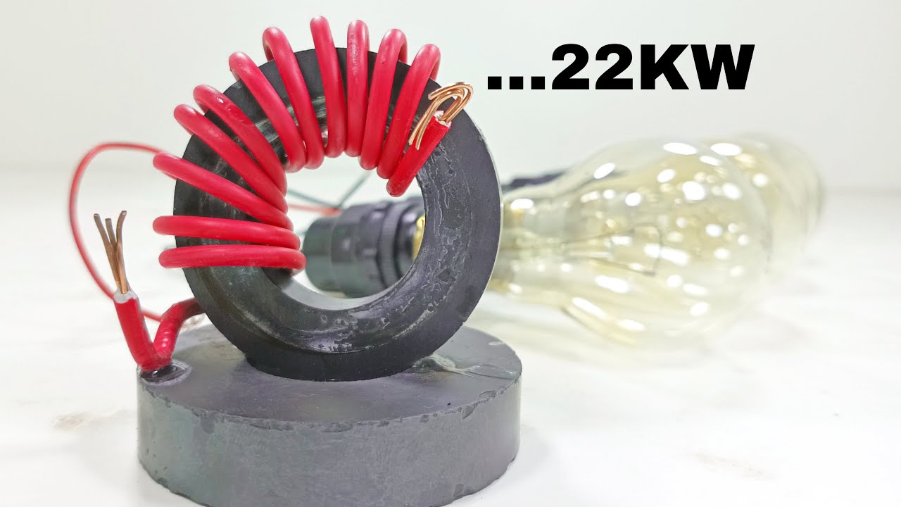 New powerful electric generator 220KW with free energy generator using ...