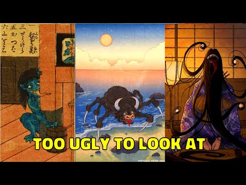 Japan’s Ugliest Yokai – Akaname, Ushi-Oni & Futakuchi-Onna | yokai creatures