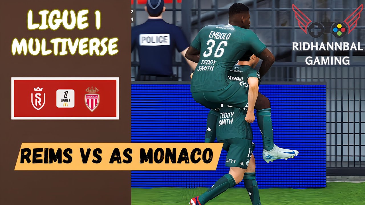 Stade de Reims vs AS Monaco I Ligue 1 24/25 in Multiverse I EAFC 25 I ...