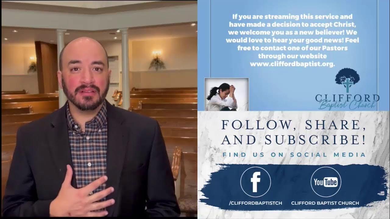 Clifford Baptist Sunday Night Revival Service - YouTube