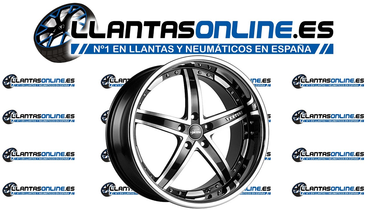 LLANTAS VERTINI FAIRLADY NEGRO-PULIDO INOX LLANTASONLINE.ES - YouTube