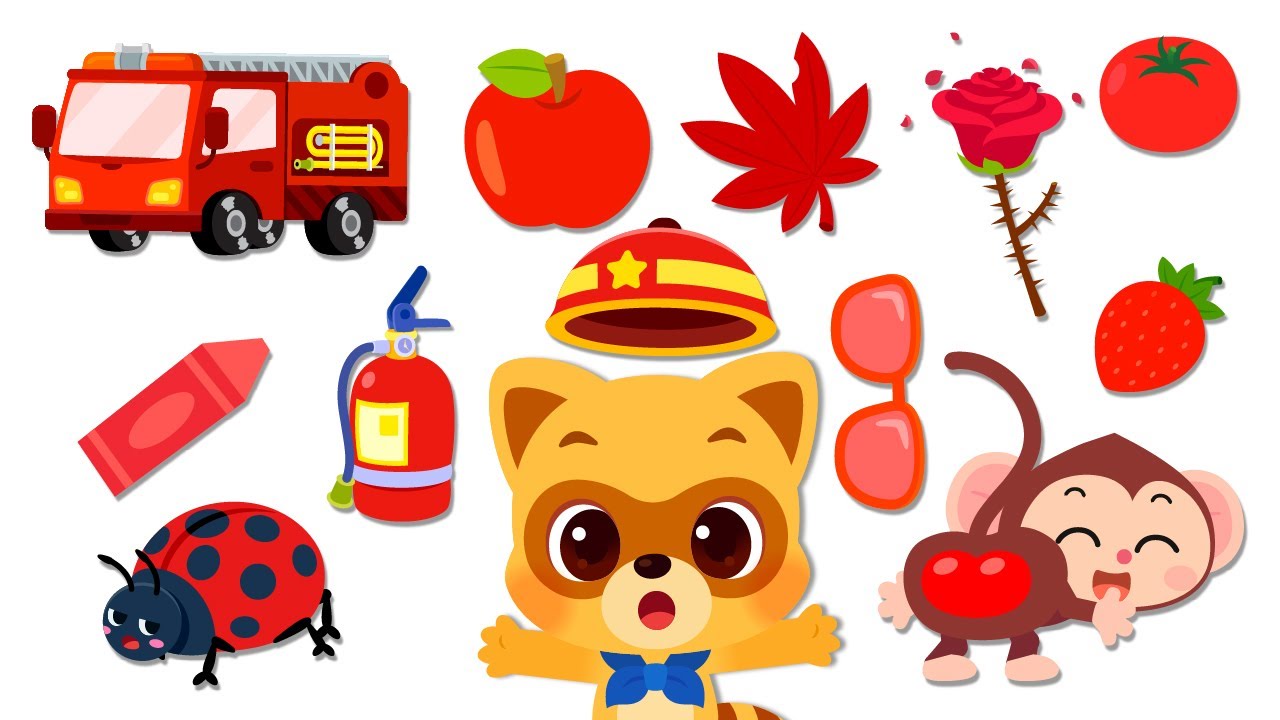 Where is Red 🍎🖍️| Kids Songs & Nursery Rhymes | Color Song | Red Song ...