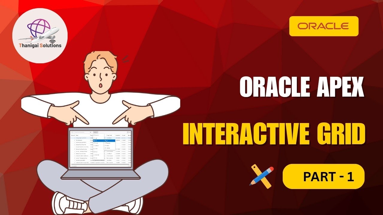 Oracle Apex Interactive Grid Part 1 Thanigaisolutions Youtube