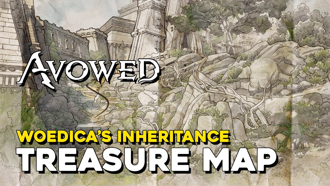 Avowed Woedica's Inheritance Treasure Map Solution - YouTube