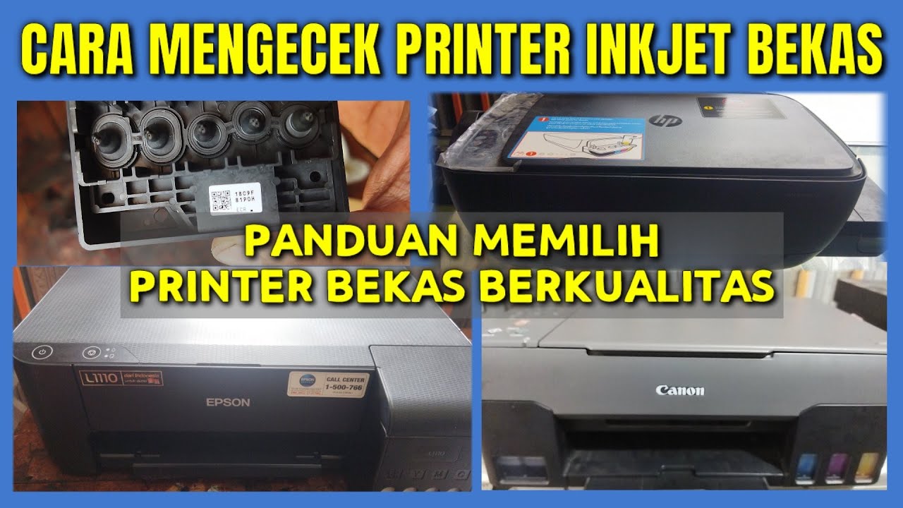 jual printer bekas siap pakai | Epson, Canon, Hp, Brother - YouTube