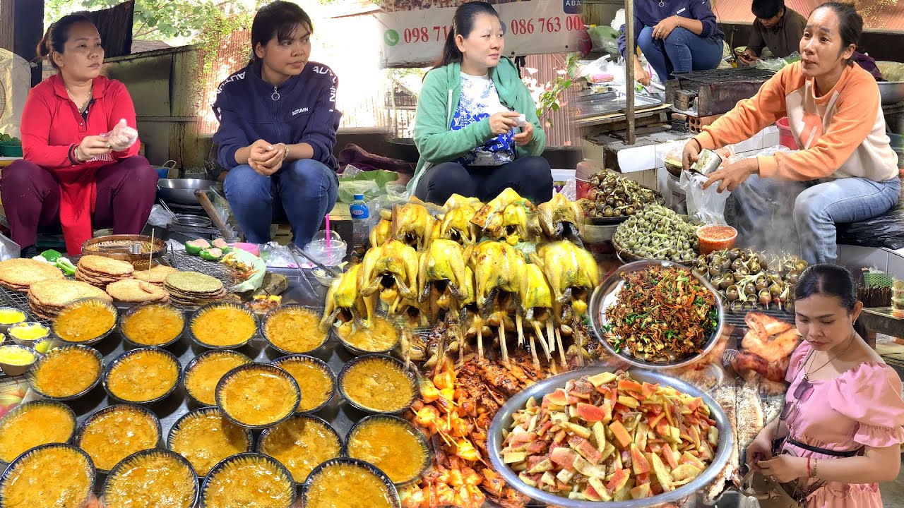 Fantastic! Street Food During Cambodian Water Festival 2024, Bon Om ...